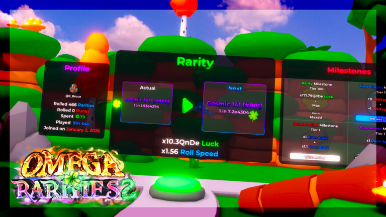 Omega Rarities 2 Codes - January 2026 - PowerUp Gamer